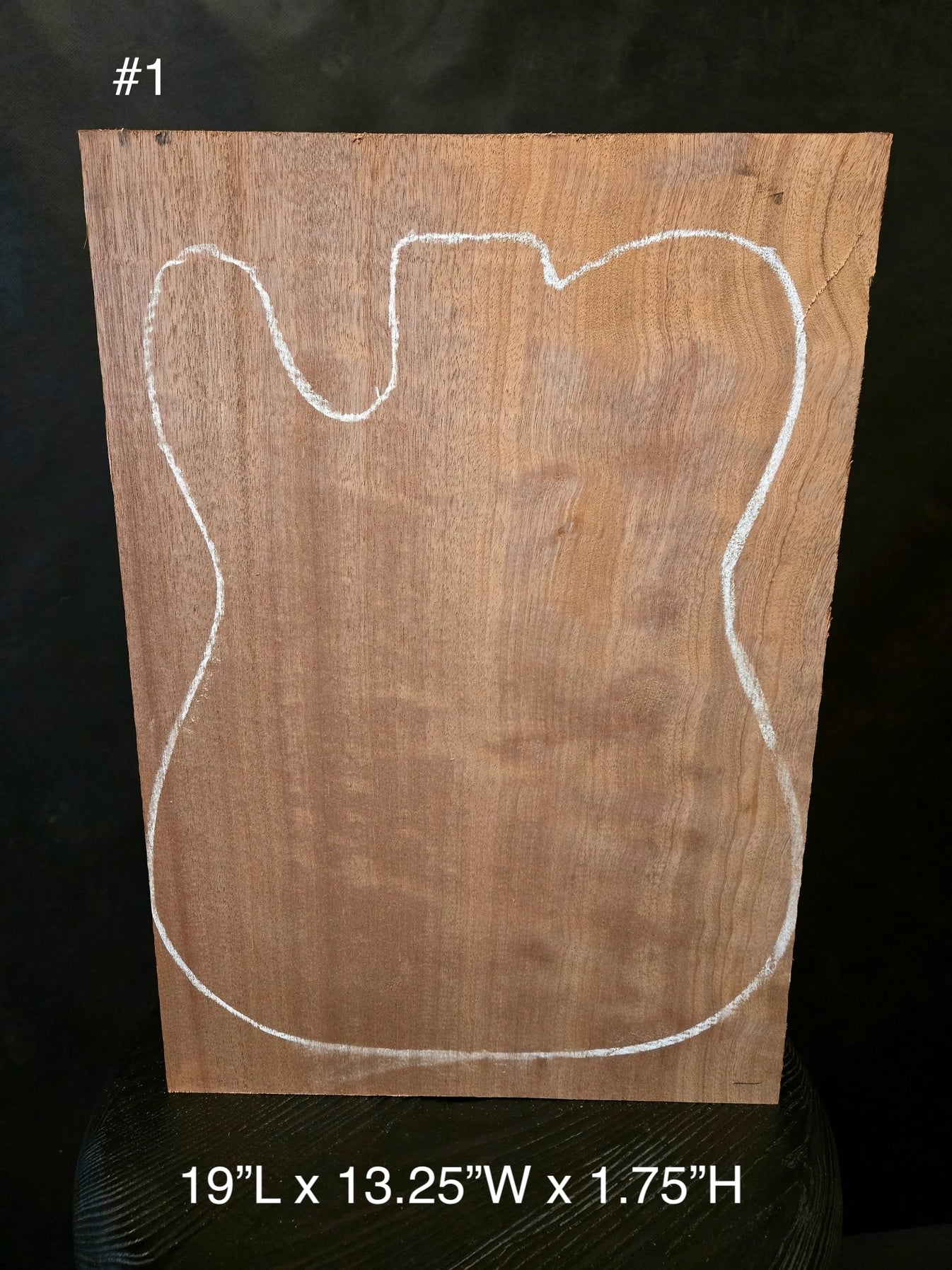 Sapele Electric Guitar Body Blank - 1 Piece – WoodCache